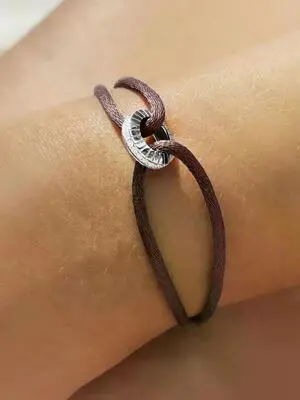 LOEV 14kt White Gold Diamond Eternity Bracelet - Silver
