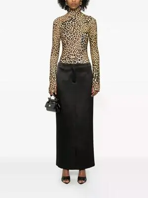 Norma Kamali Long-sleeve Turtleneck Top