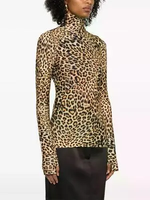Norma Kamali Long-sleeve Turtleneck Top