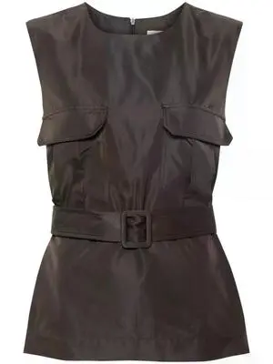 P.a.r.o.s.h Sleeveless Belted Top