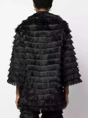 Alberta Ferretti Long-sleeved Fringed Jacket