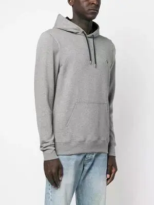 Paul Smith Logo-patch Long-sleeve Hoodie - Grey