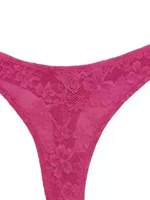 FLEUR DU MAL Le Stretch Lace Thong