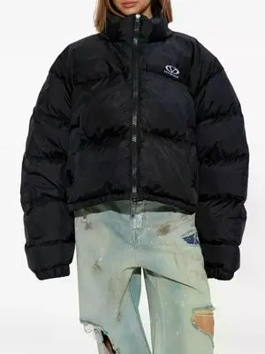 Vetements Logo-embroidered Puffer Jacket