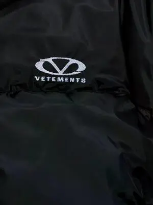 Vetements Logo-embroidered Puffer Jacket
