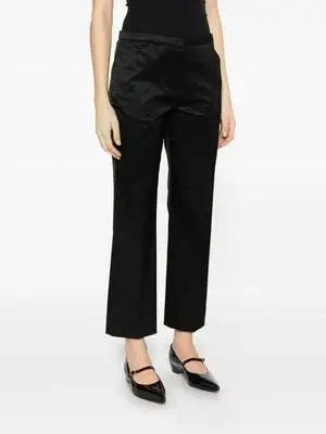 TOTEME Straight-leg Cropped Trousers