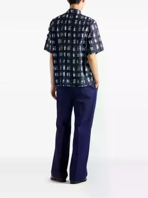 Prada Short-sleeves Cotton Shirt