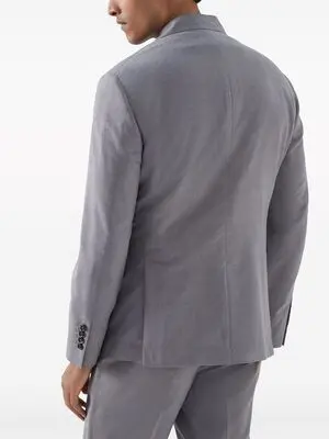 Brunello Cucinelli Notched-lapels Single-breasted Suit - Grey