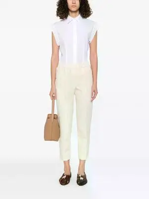 Peserico Beaded-trim Trousers
