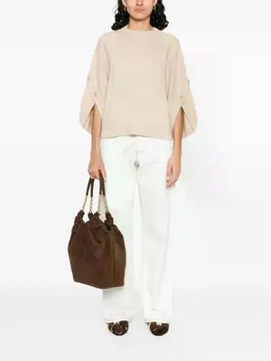 Max Mara Crew-neck Sweater - Neutrals