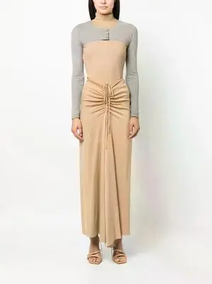 Christopher Esber Long Sleeve Cropped Top