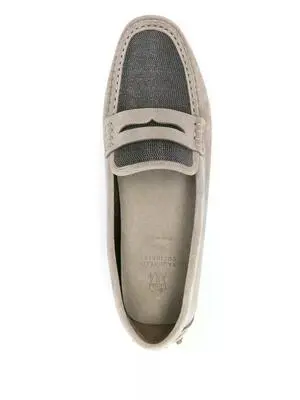 Brunello Cucinelli Monili-embellished Loafers