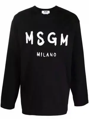 MSGM Long-sleeve Logo Sweatshirt