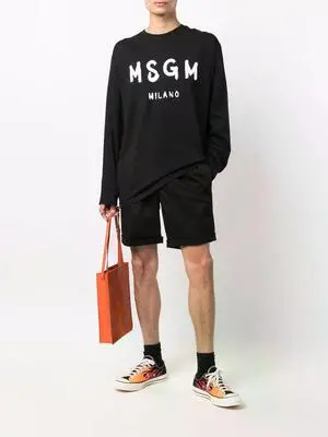 MSGM Long-sleeve Logo Sweatshirt