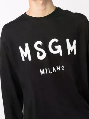 MSGM Long-sleeve Logo Sweatshirt