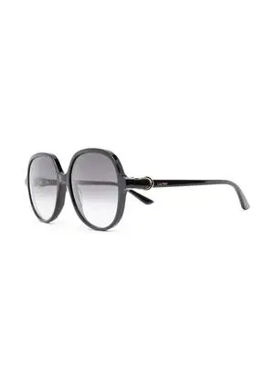 Cartier Oversized Frame Sunglasses - Black