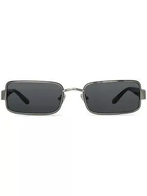LINDA FARROW X MAGDA BUTRYM Rectangle-frame Sunglasses - Silver