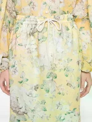 Zimmermann Acacia Scallop Midi Skirt