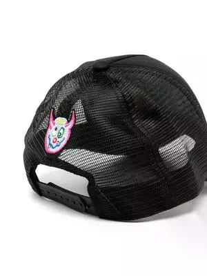 AMIR SLAMA Embroidered-logo Perforated Cap