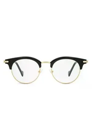Moncler Round-frame Glasses - Black