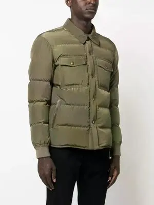 TOM FORD Techno Ottoman Padded Jacket - Green