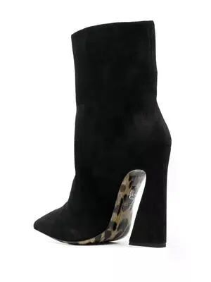 Philipp Plein Leopard-sole 130mm Ankle Boots
