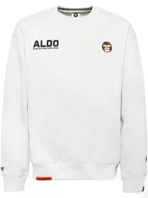AAPE BY *A BATHING APE Logo-embroidered Sweatshirt