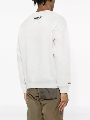AAPE BY *A BATHING APE Logo-embroidered Sweatshirt