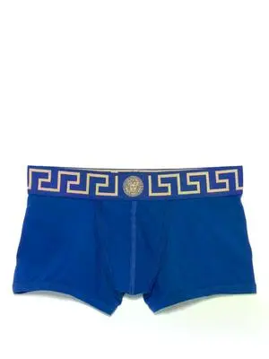 Versace Cotton-jersey Boxers - Blue