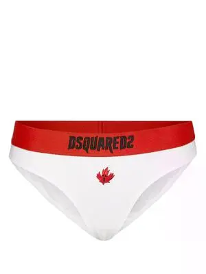 Dsquared2 Maple Leaf-embroidered Briefs