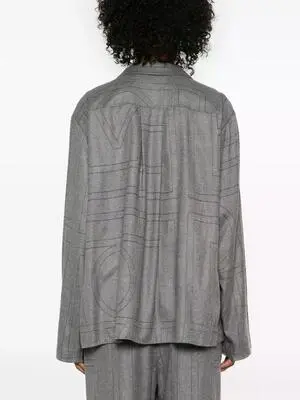 TOTEME Monogram Flannel Shirt