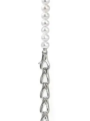 John Hardy Surf Necklace With Pearl Accents
