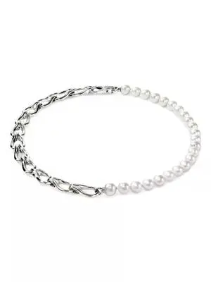 John Hardy Surf Necklace With Pearl Accents