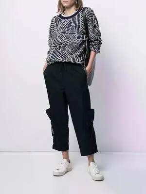 PORTS V Abstract-pattern Sweater