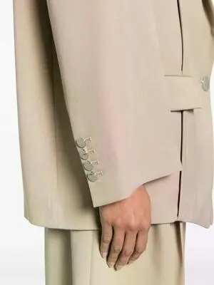 Attico Glen Oversized Single-breasted Blazer