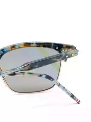 Thom Browne Tortoiseshell Sunglasses - Black