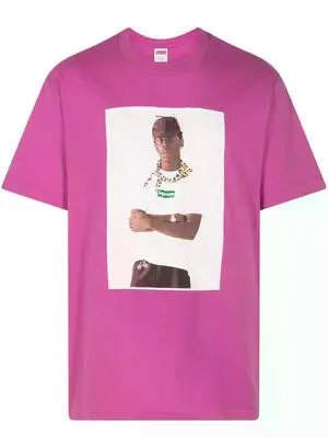 Supreme X Tyler The Creator Photograph-print T-shirt - Pink