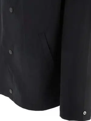 A.p.c. Regis Logo Embroidered Shirt Jacket - Black