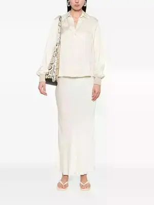 AKEP Satin Maxi Skirt