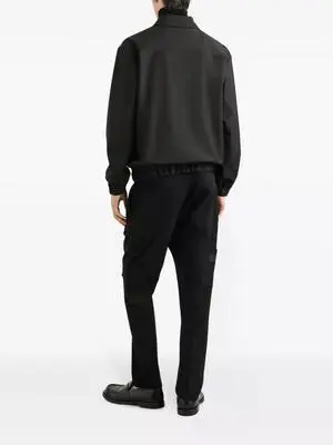 Dolce & Gabbana Logo-appliqué Jacket - Black