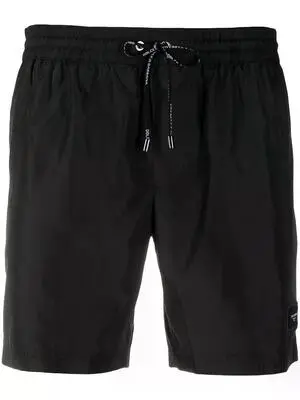 Dolce & Gabbana Logo-patch Swim Shorts - Black