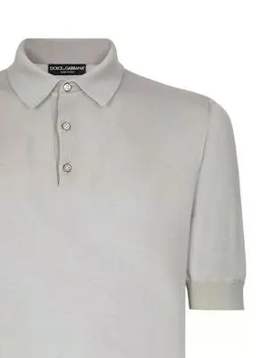 Dolce & Gabbana Fine-knit Polo Shirt