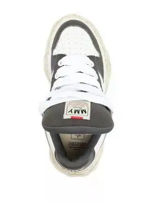 Mihara Yasuhiro Wayne Og Sole Leather Sneakers - Brown