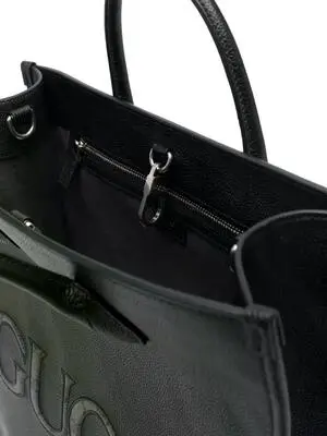 Gucci Logo-embossed Leather Tote Bag