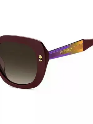 Etro Striped Sunglasses - Red