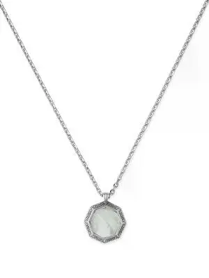 Emanuele Bicocchi Mother-of-pearl Amulet Necklace - Silver