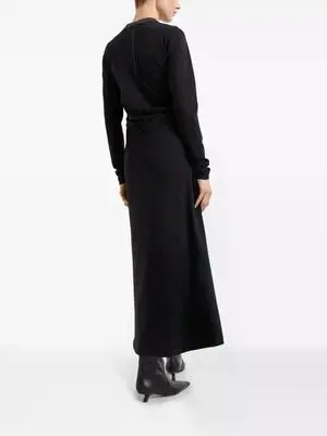 Brunello Cucinelli Monili-trim Gathered Dress