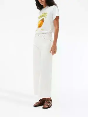 GANNI Logo-print T-shirt