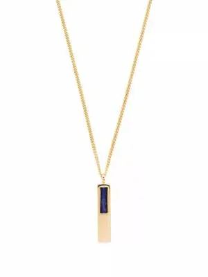 Tom Wood Lapis Lazuli Pendant Necklace - Gold