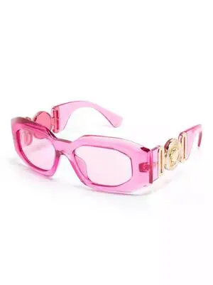 Versace Medusa Biggie Transparent-design Sunglasses
